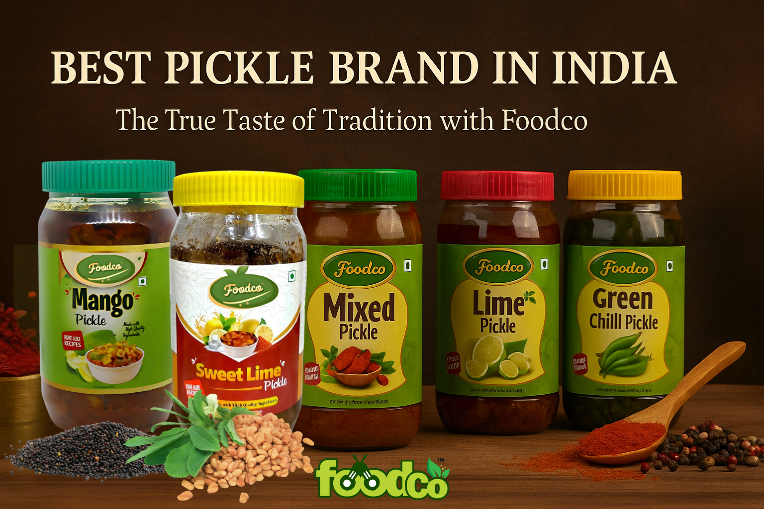 Best Pickle Brand in India – The True Taste of Tradition with Foodco